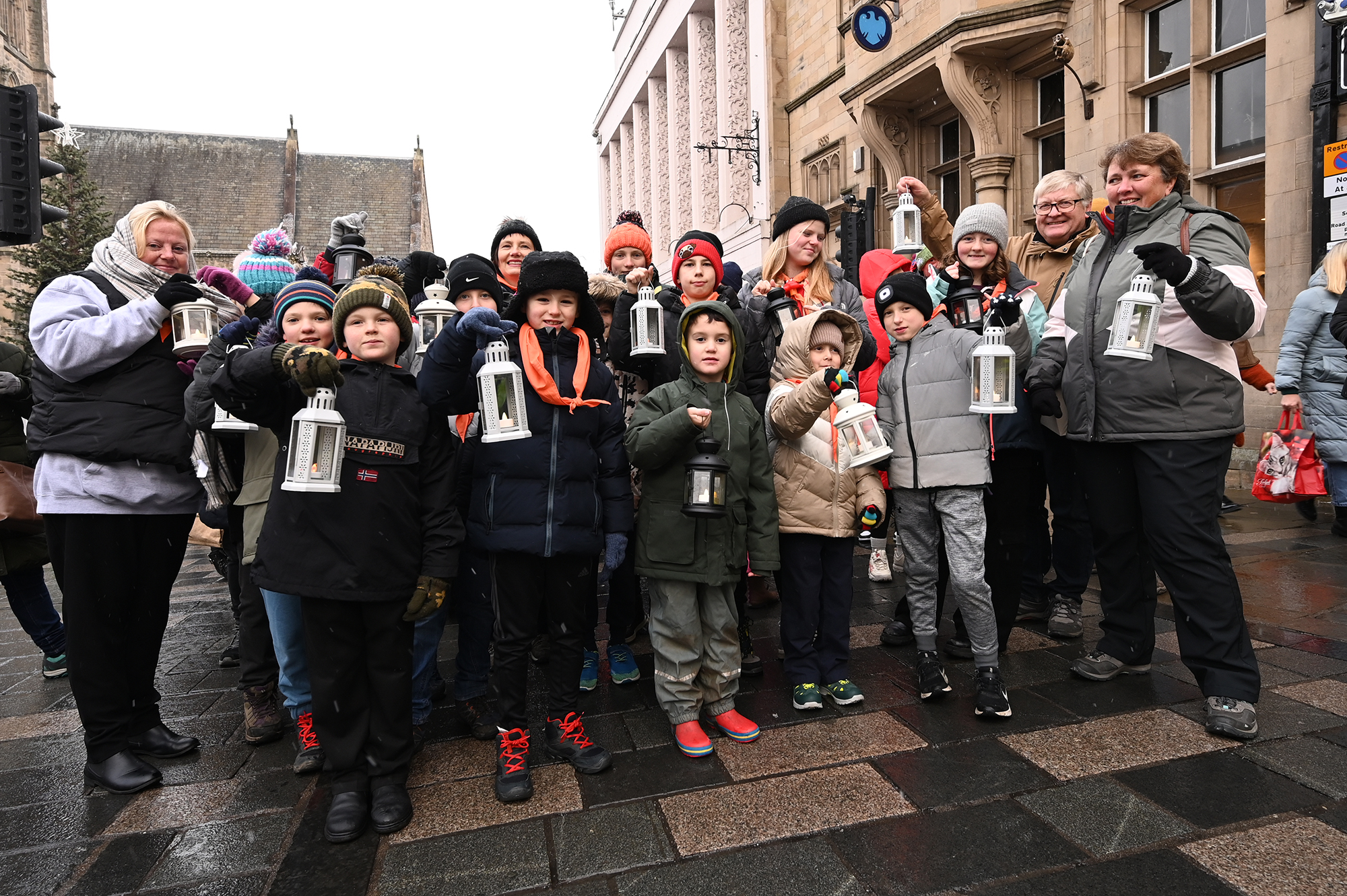 1st Waldridge Fell Scout Group lead the Childrens Lantern Parade in ...